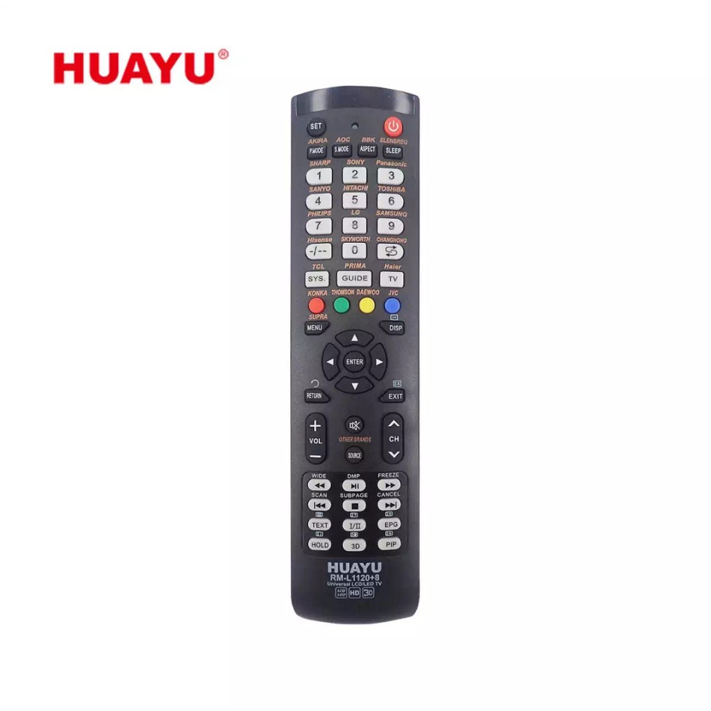 Huayu Universal TV Remote RM-L1120+3 ( For Multi ) | Shopee Malaysia