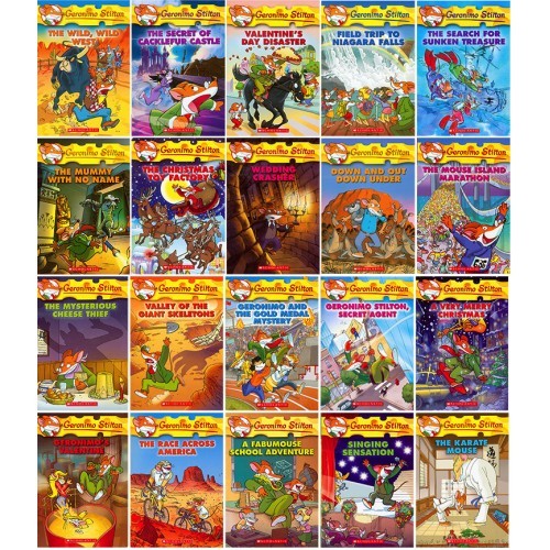 [100% original] Geronimo Stilton Collection - Set B (20 books) | Shopee ...