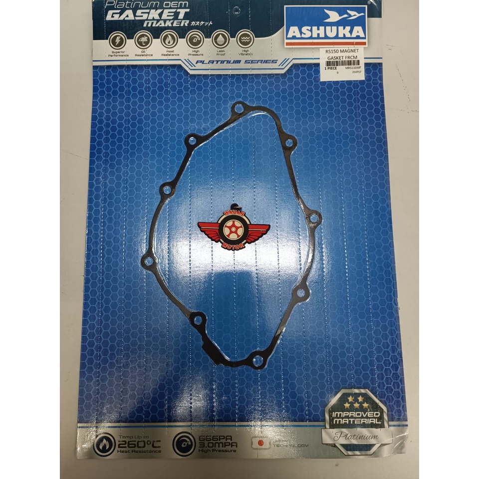 ASHUKA MAGNET GASKET CLUTCH GASKET FRCM Y15 V1 V2 RS150 R15 LC135 | Shopee Malaysia