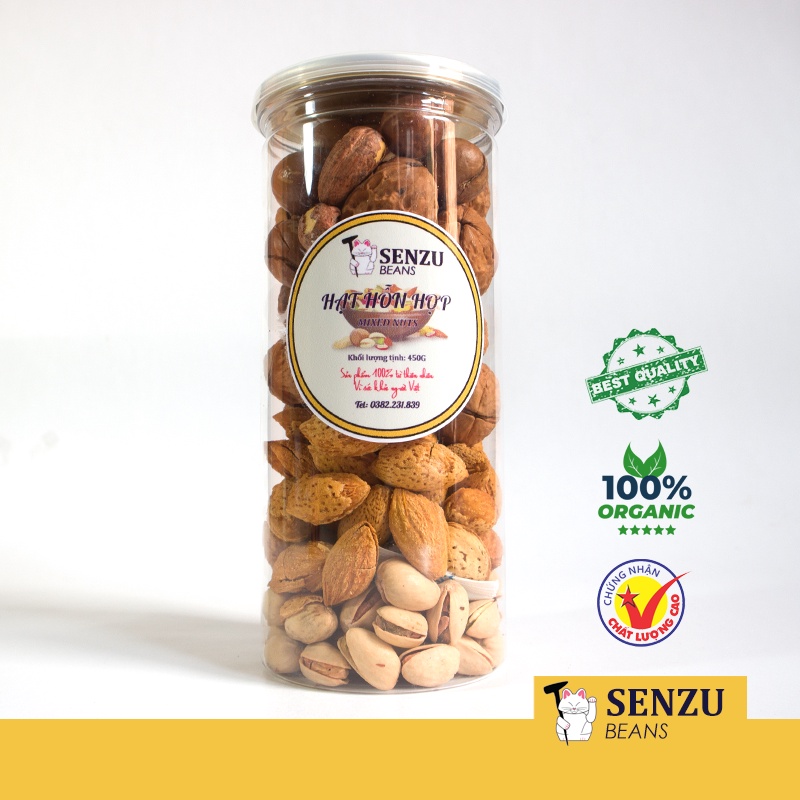 Mixed Nuts 5 Types of 450g jar - Senzu Beans | Shopee Malaysia