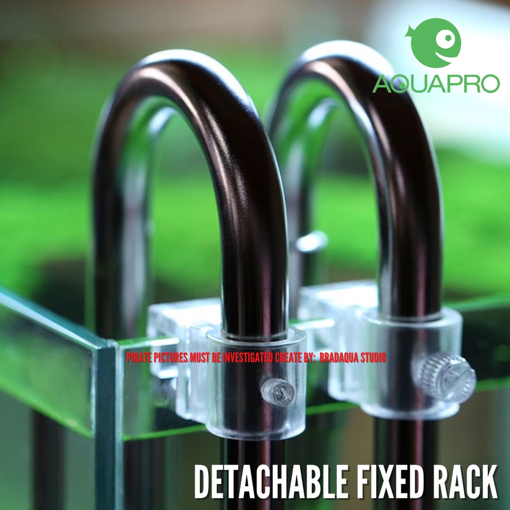 AQUAPRO Detachable Fixed Rack Inflow/Outflow Lily Pipe Fixture Water ...