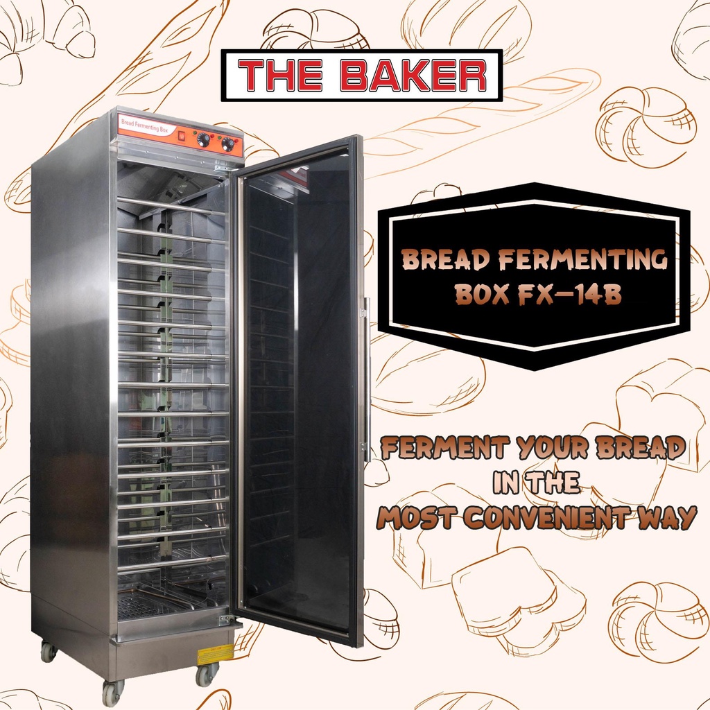The Baker [14 Layers] High Efficient SUS Proofer Bread Fermenting Box ...