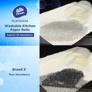 Vinda Platinum Washable Kitchen Roll (2x75s) | Shopee Malaysia