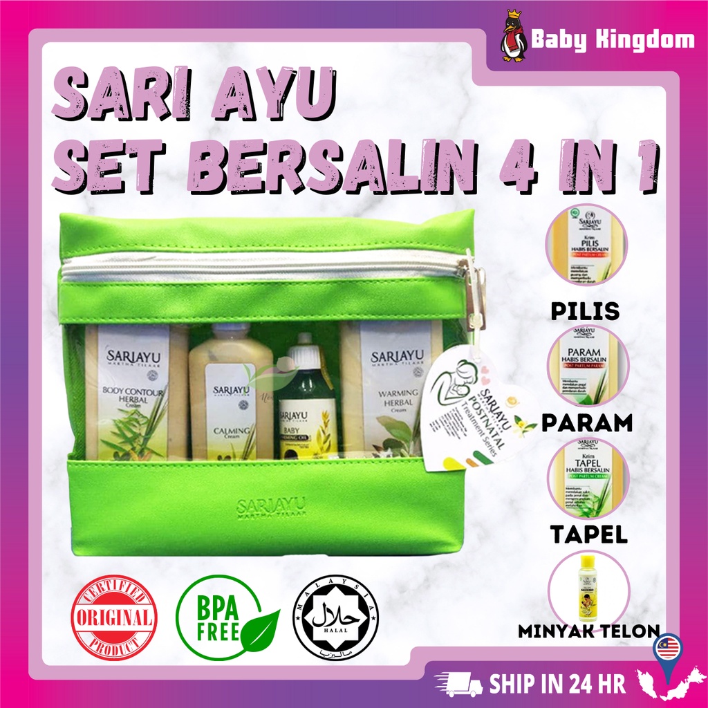 Sari Ayu Set Bersalin 4 in 1 Set Habis Bersalin Set Berpantang Free ...