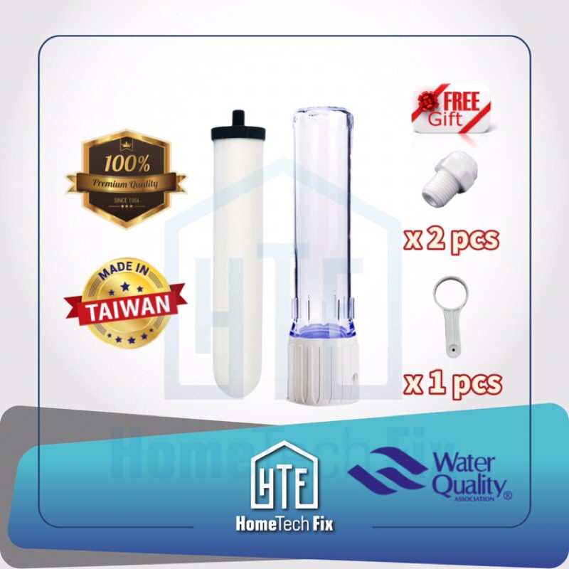 CTC 3000 SUPER SLIM CTC CERAMIC WATER FILTER HOUSING * MADE IN TAIWAN ...