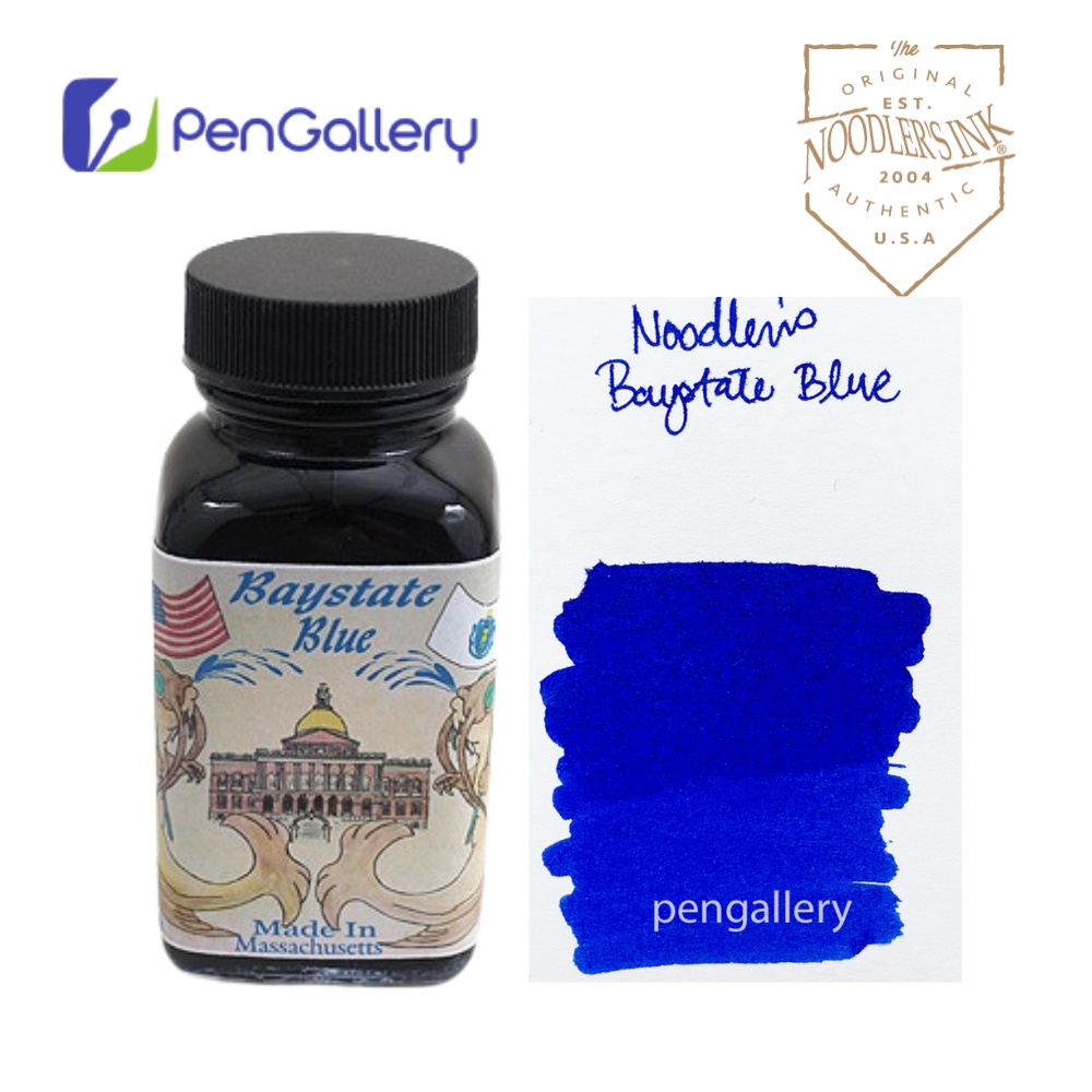 Noodler's Fountain Pen 3oz Bottle Ink Baystate Blue | Shopee Malaysia