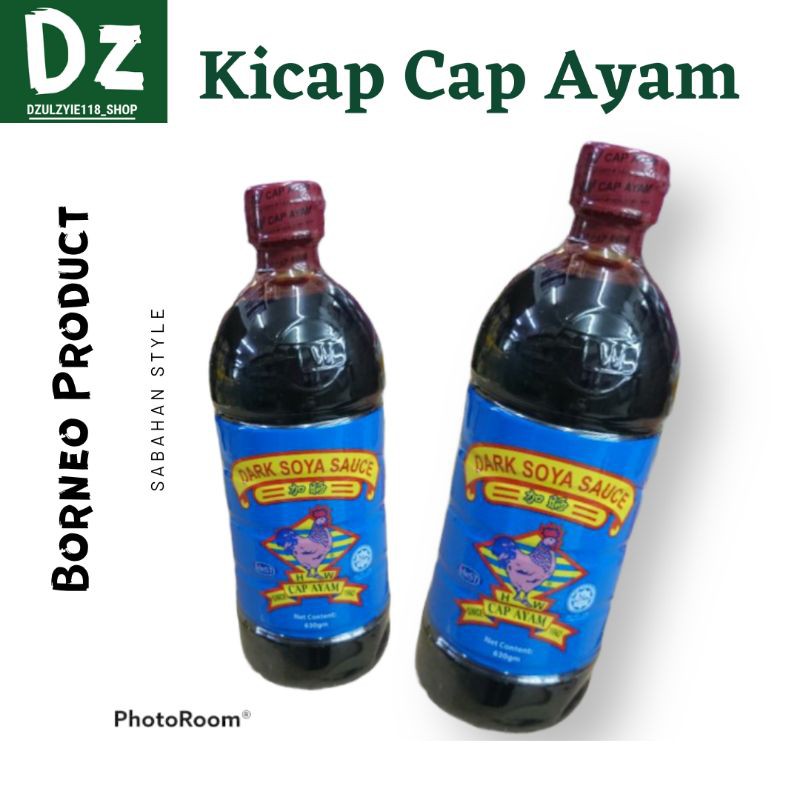 DZ KICAP CAP AYAM sabah Dark soya sauce HALAL kicap masin | Shopee Malaysia