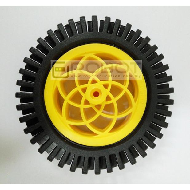 Sumo High Friction Rubber 6v DC Motor Servo Wheel 78mm 80mm | Shopee ...