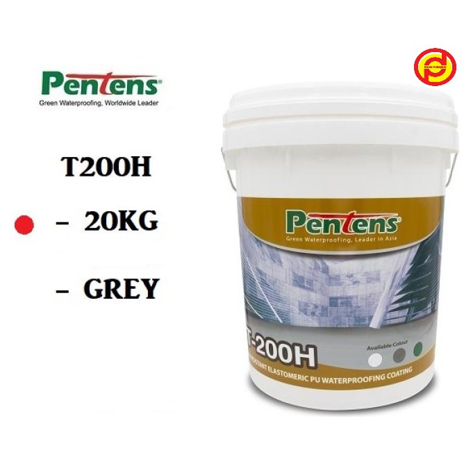 T200H 20KG 防水漆 WATER PROOFING UV RESISTANT ELASTOMERIC PU WATERPROOFING ...