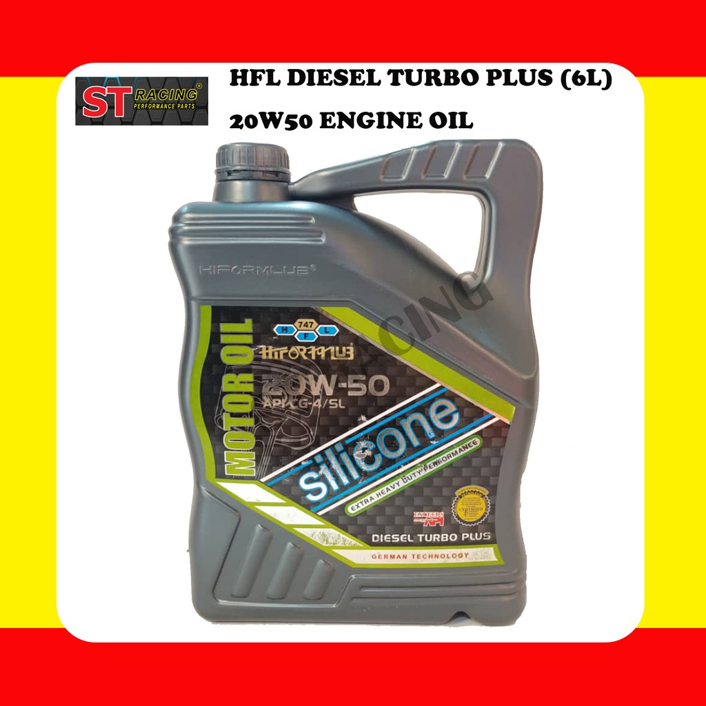 HIFORMLUB CG-4/SL 20W-50 DIESEL TURBO PLUS ( 6 LITER ) | Shopee Malaysia