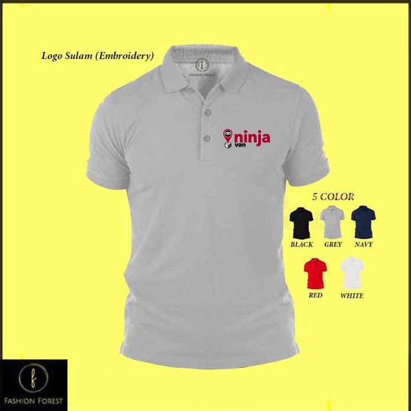 Polo Classic T Shirt LOGO NINJA VAN Express NINJAVAN Polo Classic T ...
