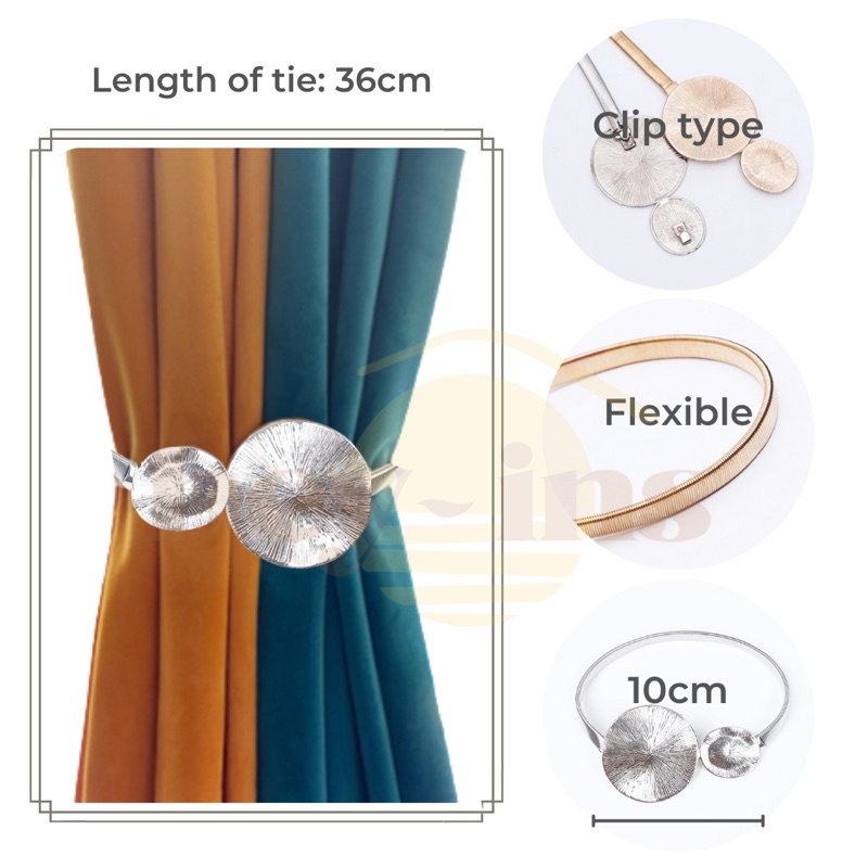 Curtain Tieback Organiser Curtain Accessories Curtain Tie Pearl ...