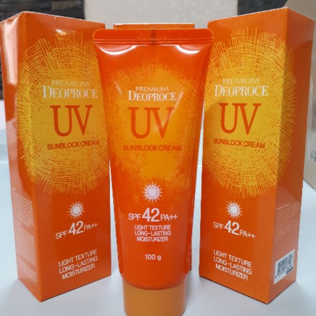 (DEOPROCE sunscreen) | Shopee Malaysia