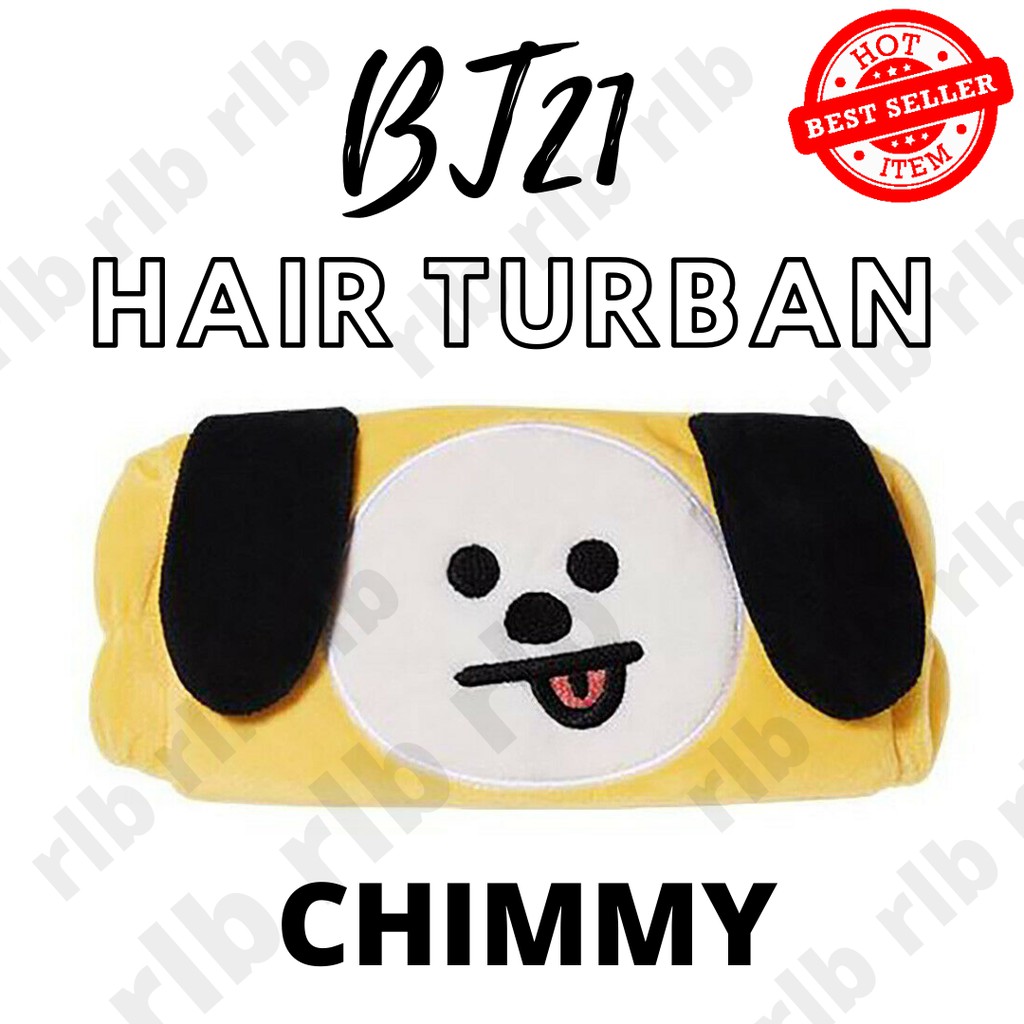CHIMMY Korean KPOP BTS BT21 Hair Turban - Bangtan Boys Cartoon Hair ...