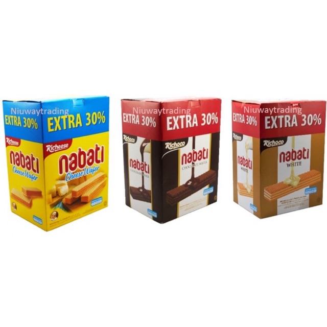 [READY STOCK] NABATI RICHESSE / RICHOCO WAFER EXTRA 30% (20pcs x 18g ...