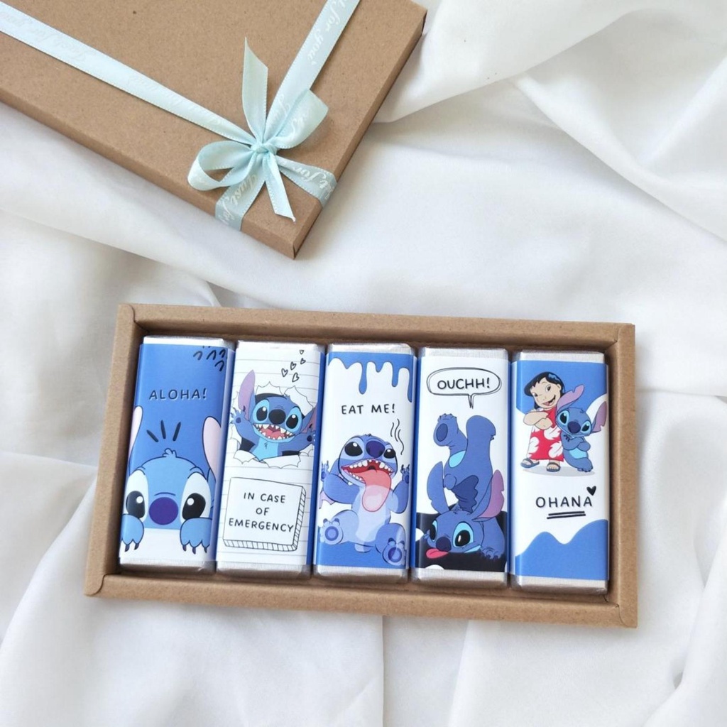 Lilo & Stitch chocolate box with personalized greeting card | surprise ...