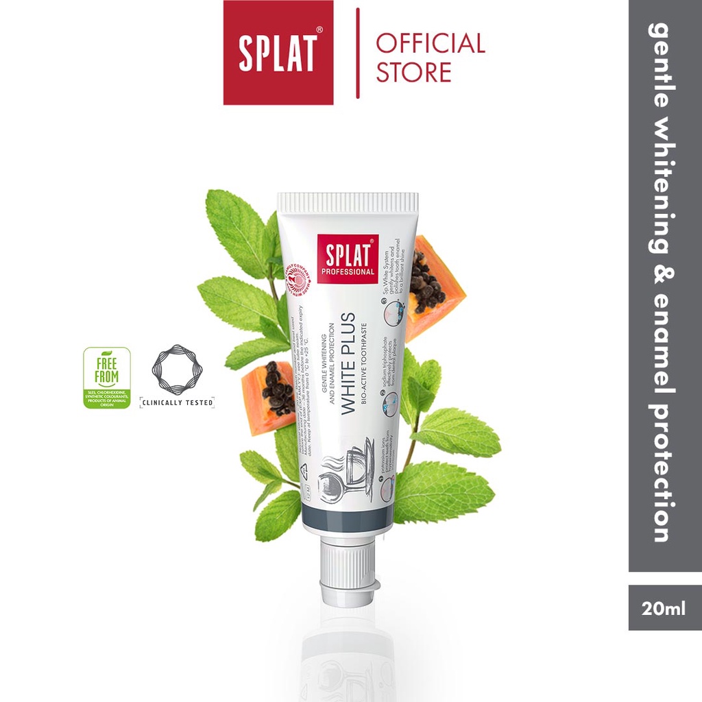 SPLAT Professional White Plus Toothpaste [20ml] | Shopee Malaysia