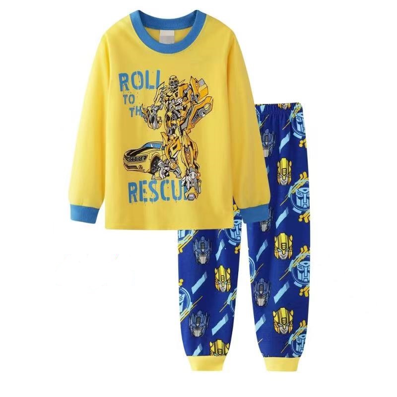 Transformer Bumblebee Cotton Pajamas Transformer Kids Pyjamas Set ...