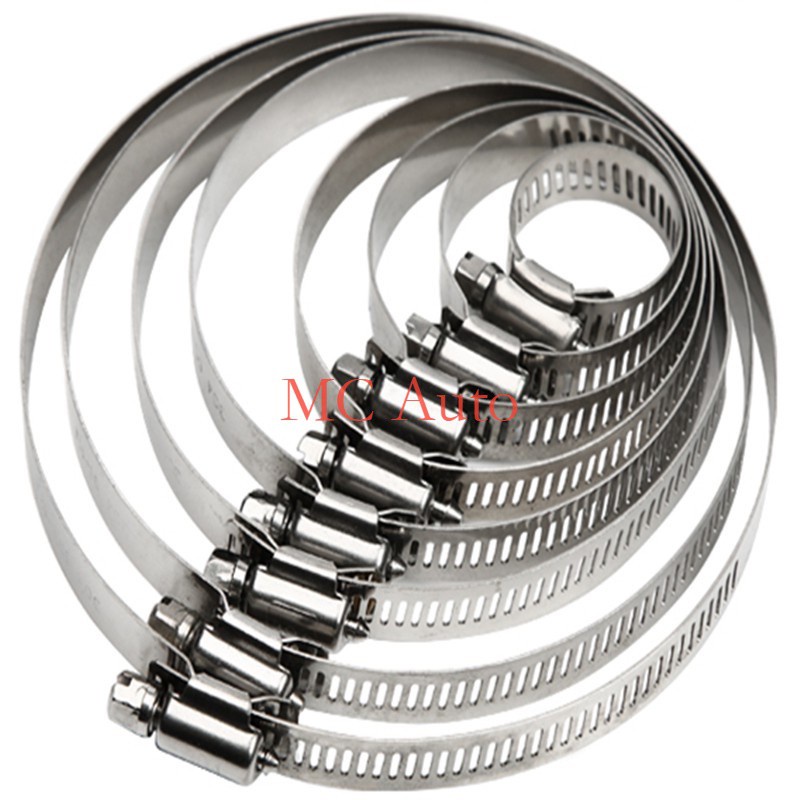 👍🏻100% Stainless Steel Hose Clip Hose Clamp Stainless Steel Klip Samco ...