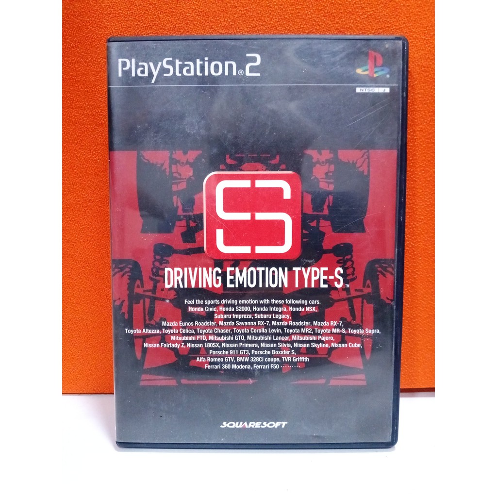 Original Disc [PS2] Driving Emotion Type-S (Japan) (SLPS-2007) | Shopee ...