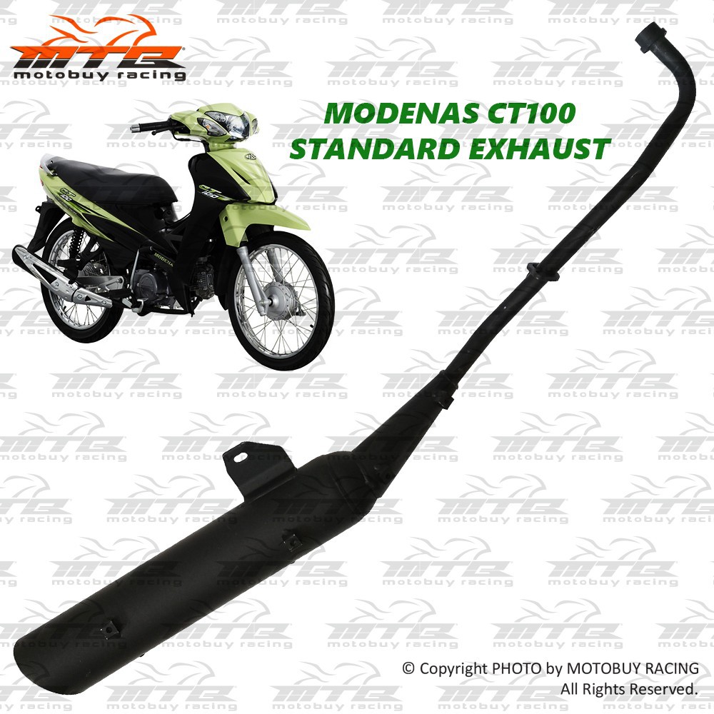 STANDARD EXHAUST MODENAS CT100 | Shopee Malaysia