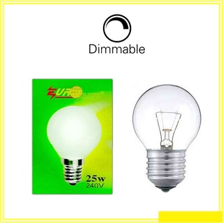 EUROLITE G45 E14/E27 25W/40W PING PONG BULB Clear/Frosted - Warm White 3000K | Shopee Malaysia