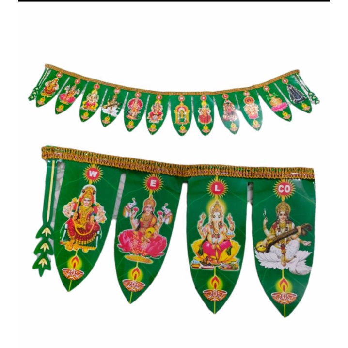 Artificial Mango leaves thoran plastic/door hanging /Maa ilaivasal ...