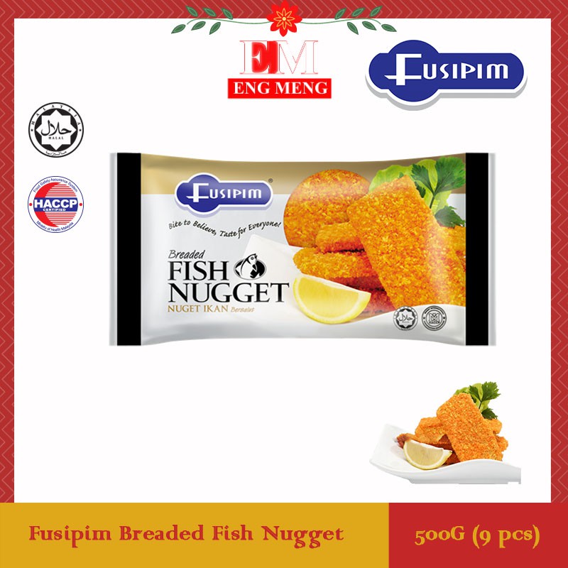 Fusipim Breaded Fish Nugget 500G 香脆鱼扒 500G Nuget Ikan Bersalut 500G ...