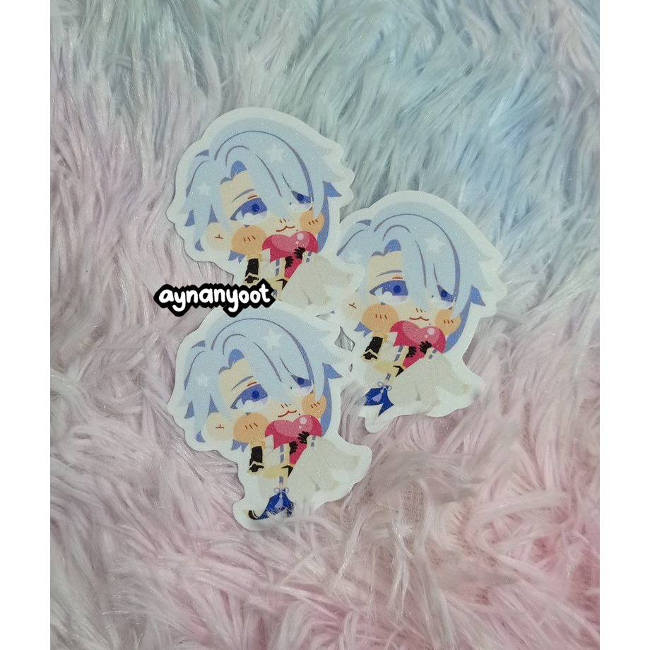 Genshin Impact Chibi Kamisato Ayato Thoma Sticker | Shopee Malaysia