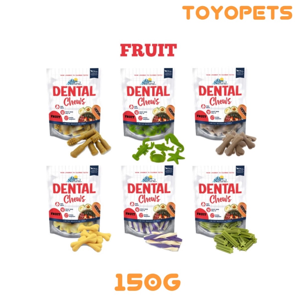 Alps Natural Dental Chew Fruit 150g (Assorted) | Shopee Malaysia