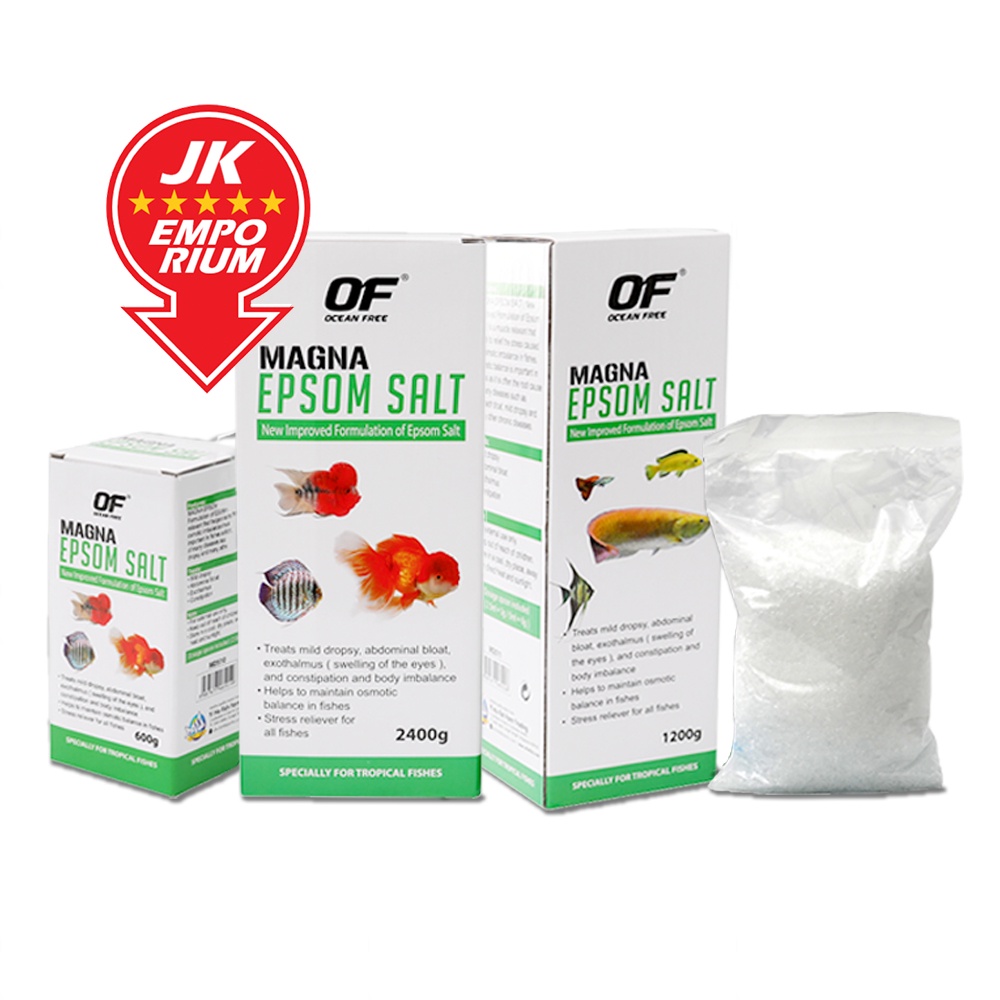 Ocean Free Magna Salt Epsom Salt 600g 1200g 2400g OF Treatment Salt For ...