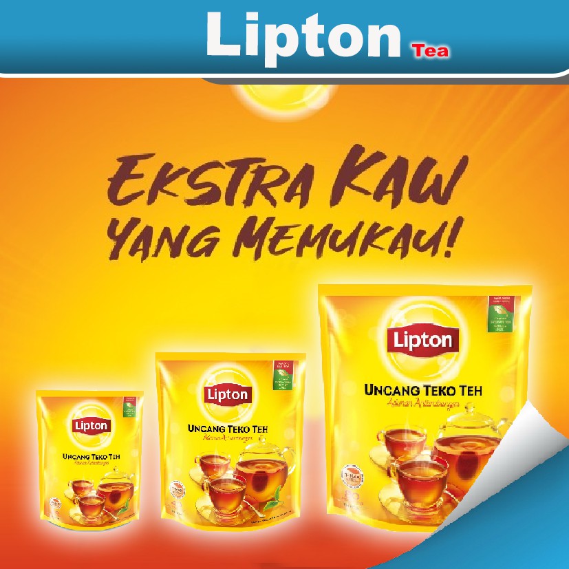 Lipton Potbag Uncang Teko Teh 40g - 20 bag/ 40 bag/ 80 bag | Shopee ...