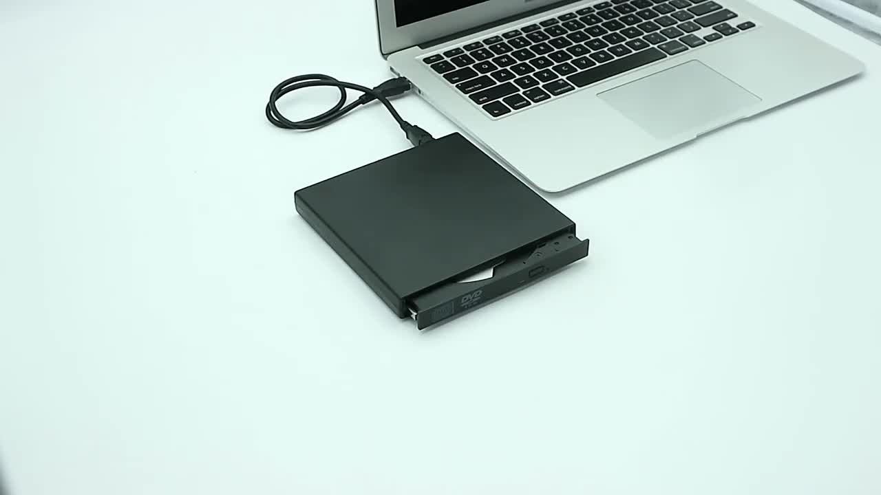 External CD DVD Drive, USB 2.0 Slim Protable External CD-RW Drive DVD ...