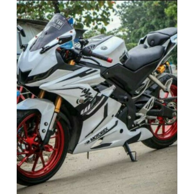 PUTIH Decal R15 v3 simple white R15 full body sticker | Shopee Malaysia