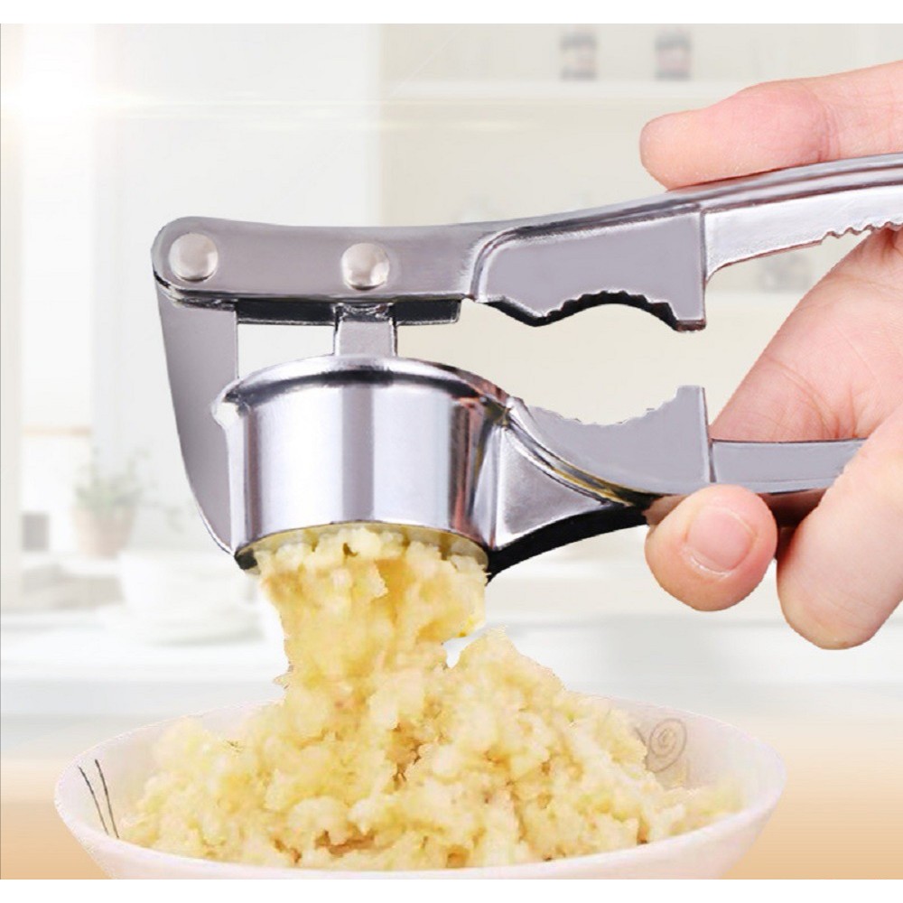 Stainless Steel Manual Zinc Garlic Press Crushed Garlic Mashed Garlic ...