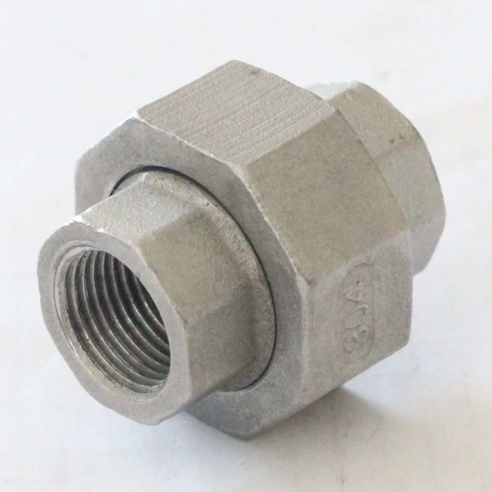 Stainless Steel 304 Union Coupling with Rubber Gasket 3/8 inch, 10 mm ...