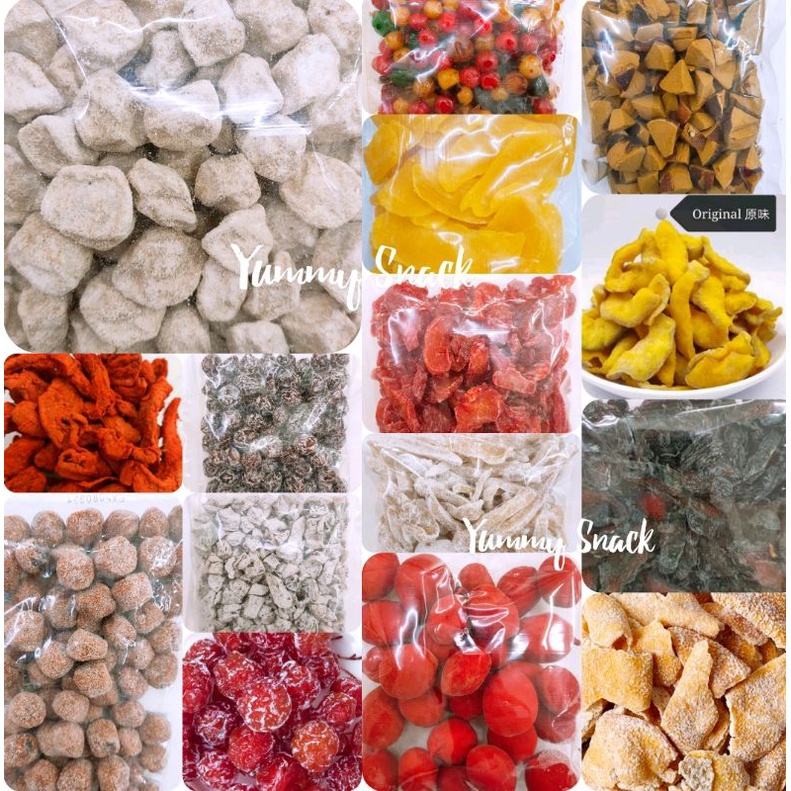 Asam Asam Pelbagai Jenis / Preserved Dried Fruits Asam Boi Halia Plum ...