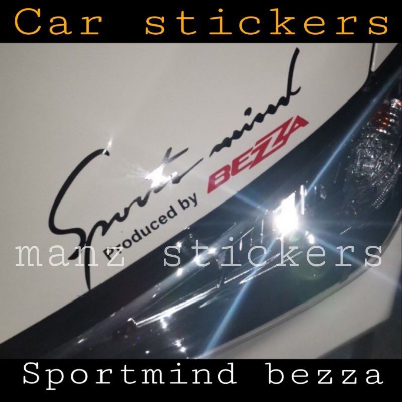 [24 HOURS SHIP] STIKER KERETA SPORT MIND PRODUCED BY BEZZA / CAR ...