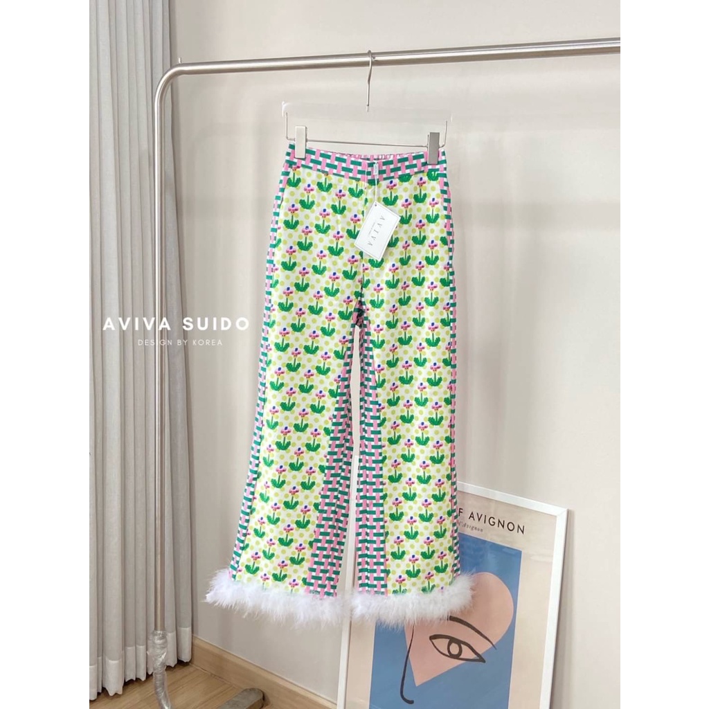 AVIVA Corduroy Pants Label Fluffy Legs Very Cute. | Shopee Malaysia