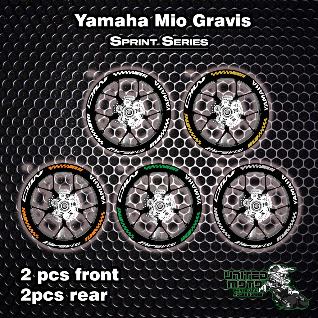 Yamaha Mio Gravis Mags Decals - Sprint Series | Shopee Malaysia