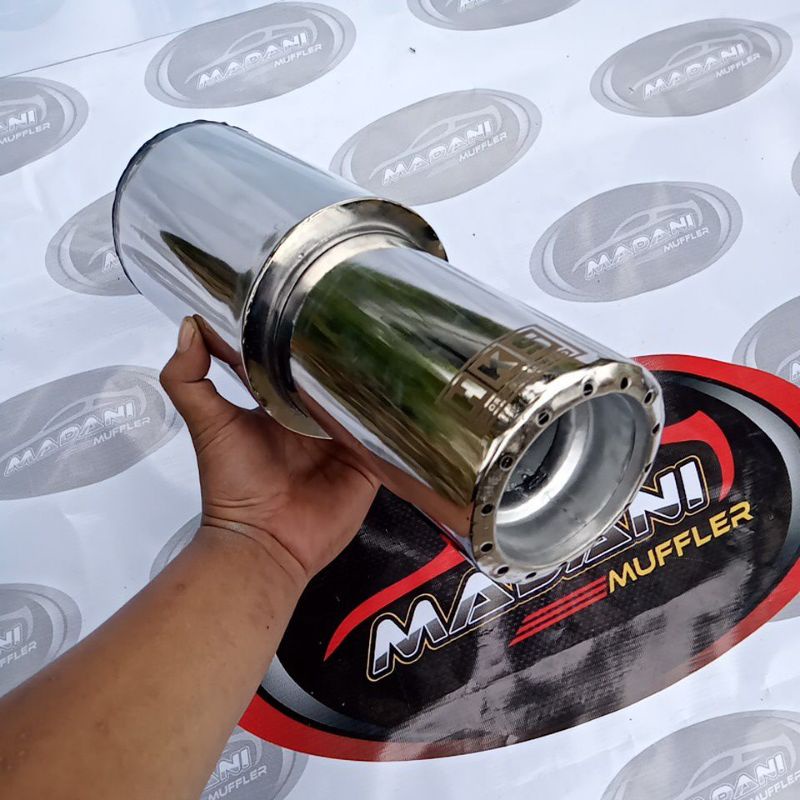 Universal CHROME GRONEL HKS Car racing Exhaust For All Types Of Round ...