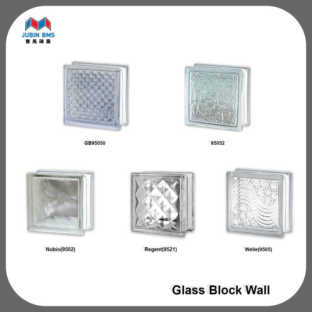 BMS READY STOCK 190X190X95MM Glass Box|Glass Block Wall Renovation ...