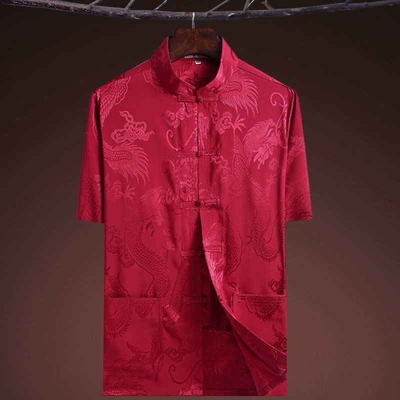 QIANDAI Men SamFu Traditional Costumes Men Sam Fu Chinese New Year ...