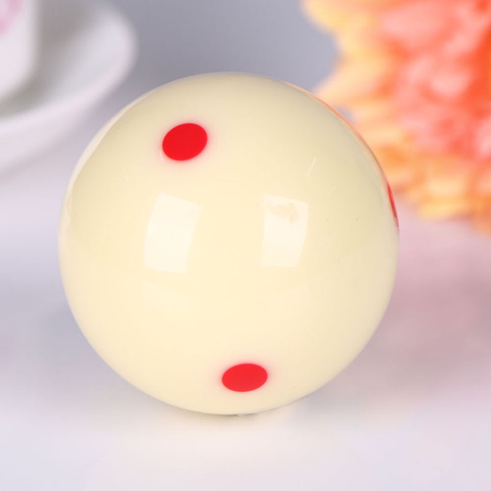 5.72 Cm Red 6 Dot-Spot Measly White Pool-Billiard Practice Training Cue ...