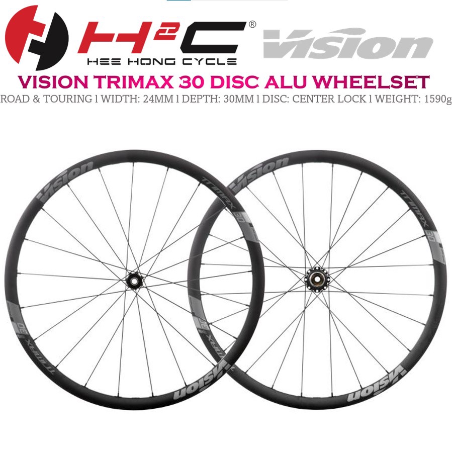 VISION TRIMAX 30 DISC WHEELSET CLINCHER SHIMANO | Shopee Malaysia