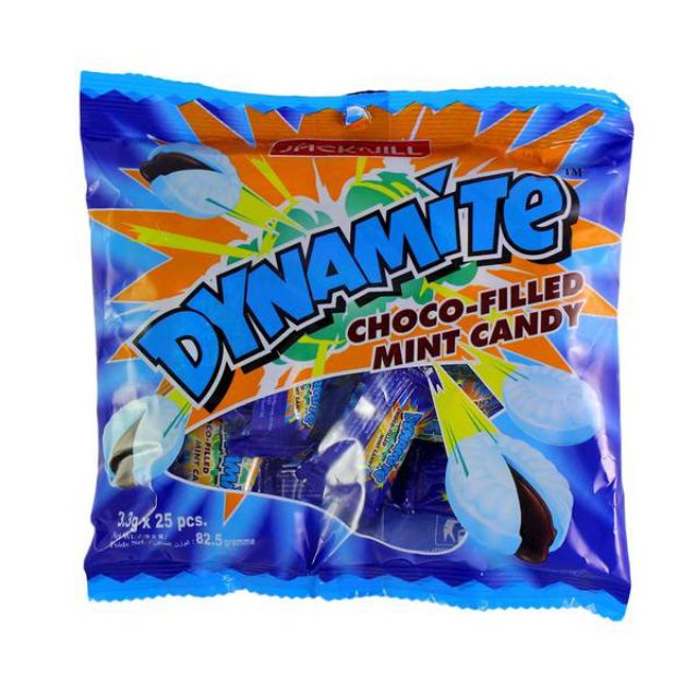 Dynamite choco filled mint flavored candy 82.5g | Shopee Malaysia