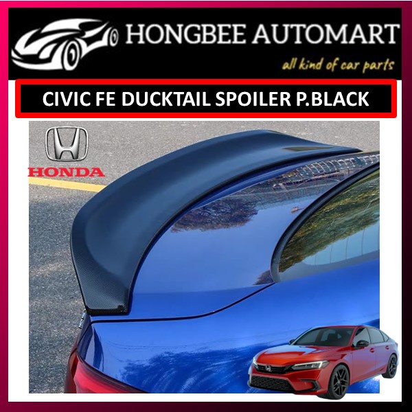 HONDA CIVIC FE 2022-2024 DUCKTAIL RS SPOILER & WINDSCREEN SPOILER ...