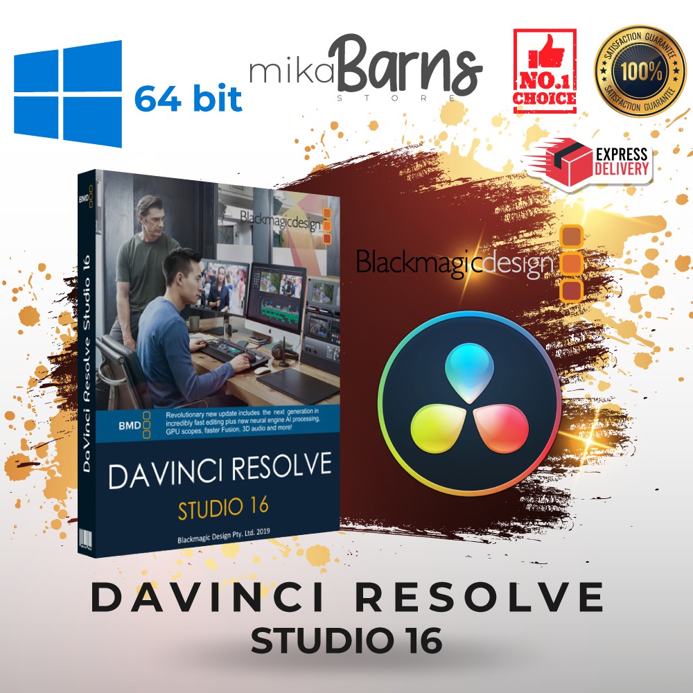 DaVinci Resolve Studio 16 (Full Version) | Shopee Malaysia