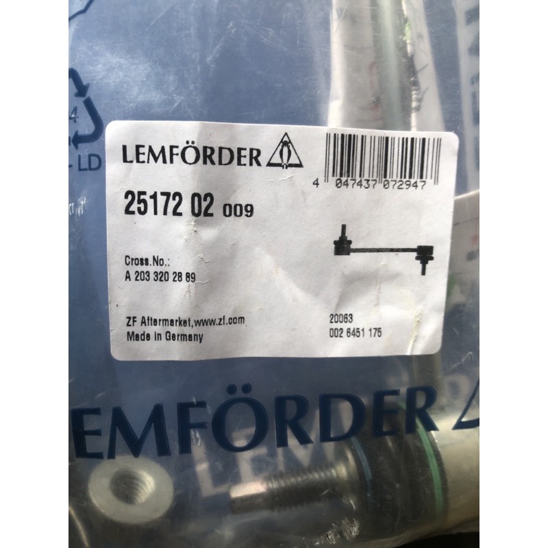 Mercedes W203 C180 C200 C240 Absorber Link (LEMFORDER Brand) | Shopee ...