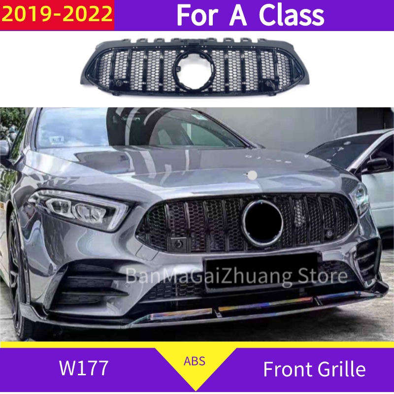 GT Honeycomb Grille For mercedes W177 A Class 2019-2022 A180 A200 A250 ...